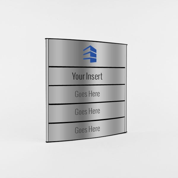 12 in. x 11 1/2 in. OFFICE DIRECTORY NAMEPLATE SIGN FRAME ...