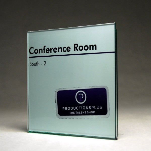 6 in. x 6 in. OFFICE CONFERENCE ROOM NAMEPLATE SIGN FRAME ...